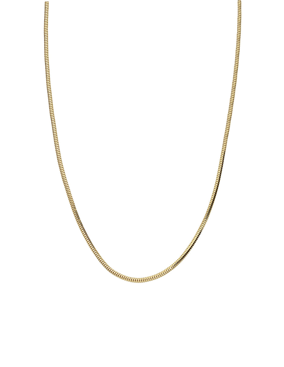 Cadena de Oro Amarillo 14K Tipo Cola de Ratón – 1.4 mm – FONELLI JOYERIA