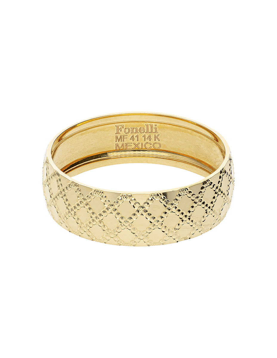 Argolla de Matrimonio Oro Amarillo 10k 6mm (AR10-300816) – FONELLI JOYERIA