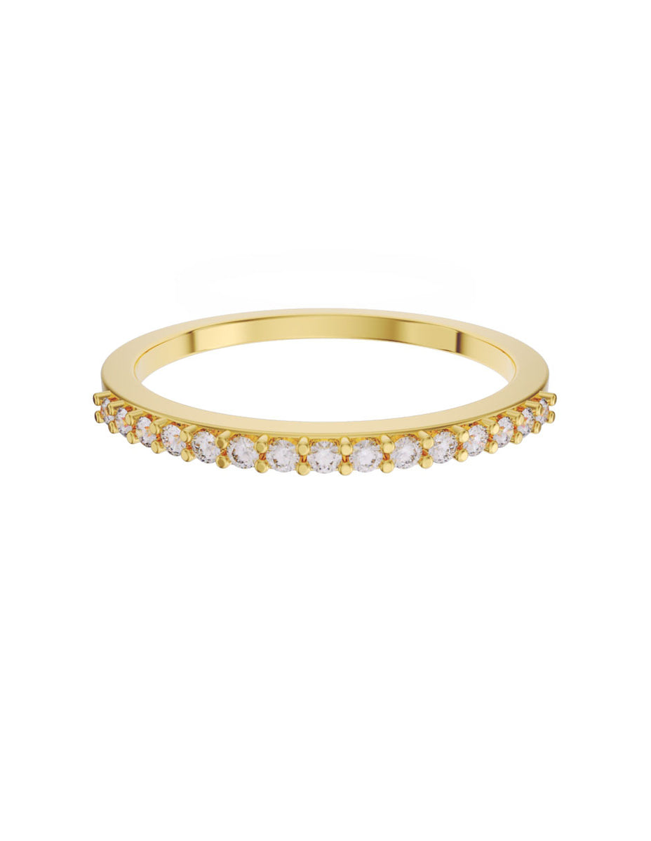 Churumbela de Oro de 14k con Zirconia (Z2050) – FONELLI JOYERIA