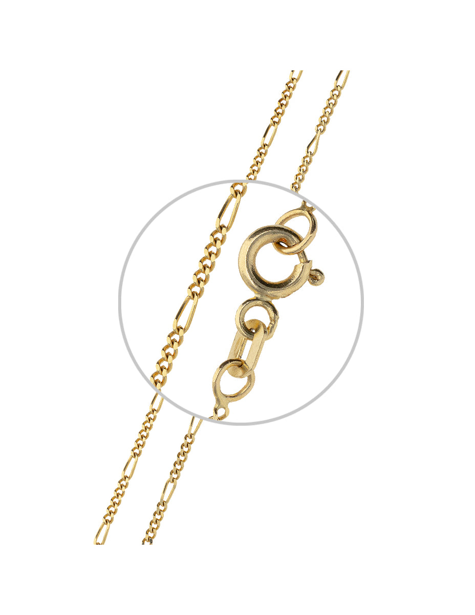 Cadena de Oro Amarillo de 14k de 1.4mm Troquelada (CAD11) – FONELLI JOYERIA
