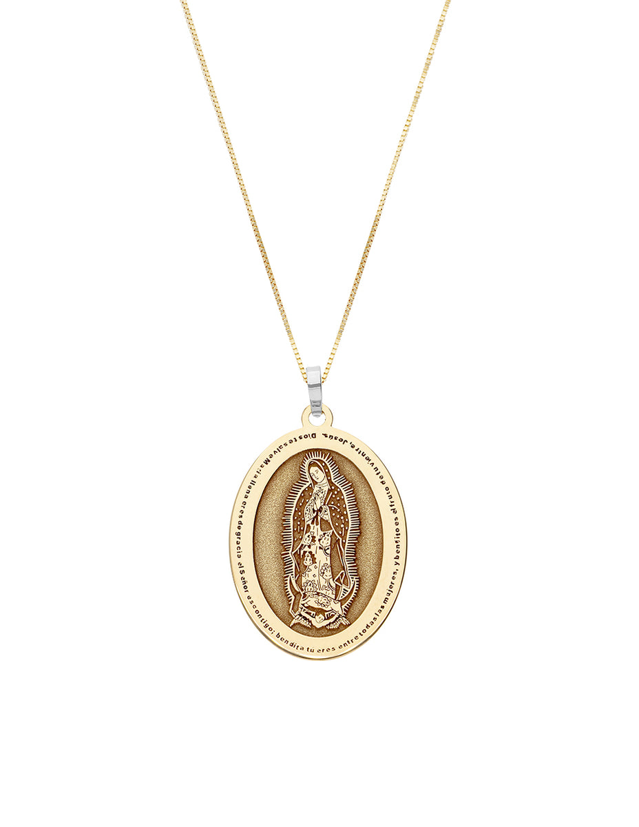 Cadena con medalla de Oro 10k (10-VI1219-D) – FONELLI JOYERIA