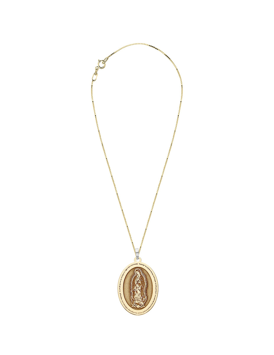 Cadena con medalla de Oro 10k (10-VI1219-D) – FONELLI JOYERIA